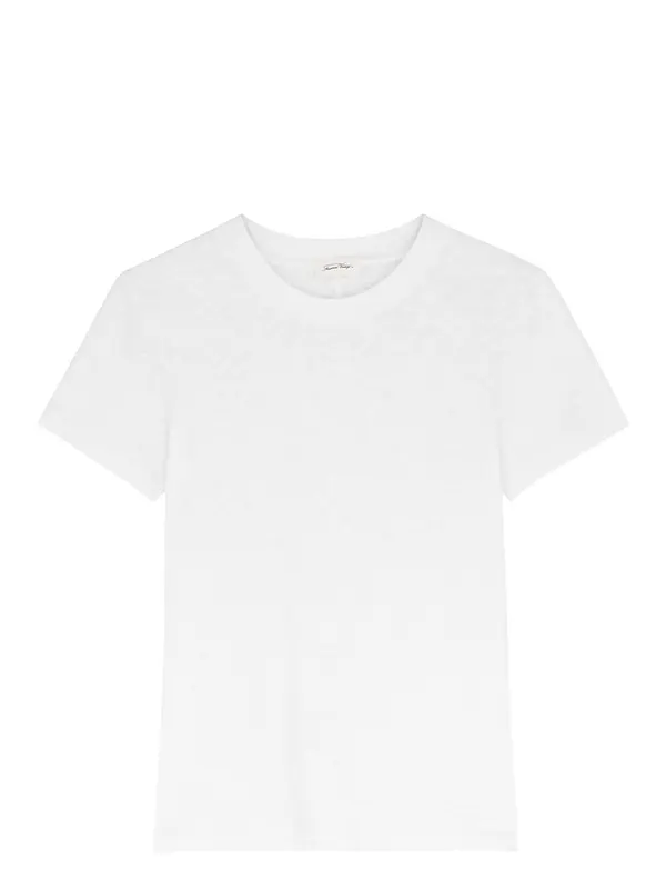 American Vintage Sonoma Slubbed Cotton T-shirt - White