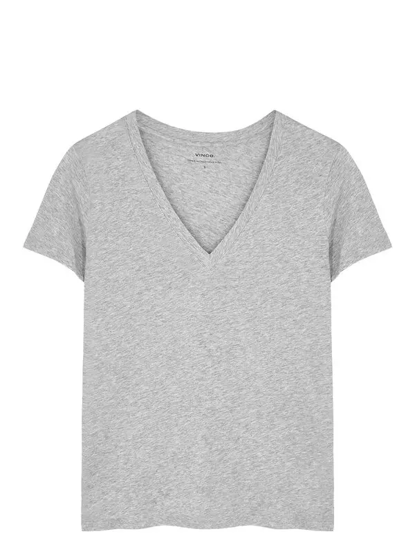 Vince Pima Cotton T-shirt - Grey