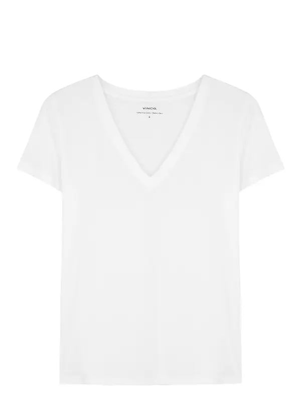 Vince Pima Cotton T-shirt - White