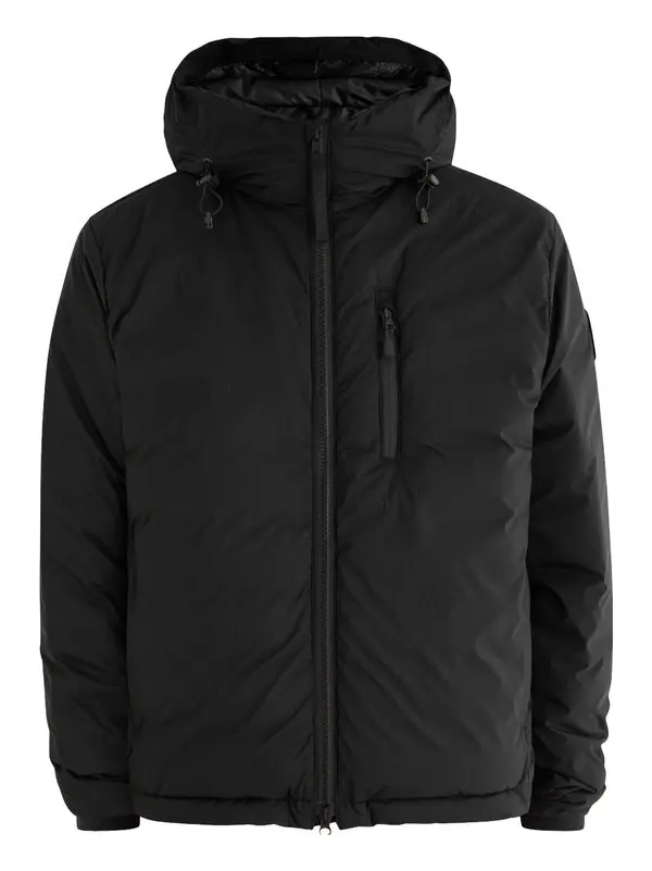 Canada Goose Lodge Hooded Ripstop Shell Jacket - Black