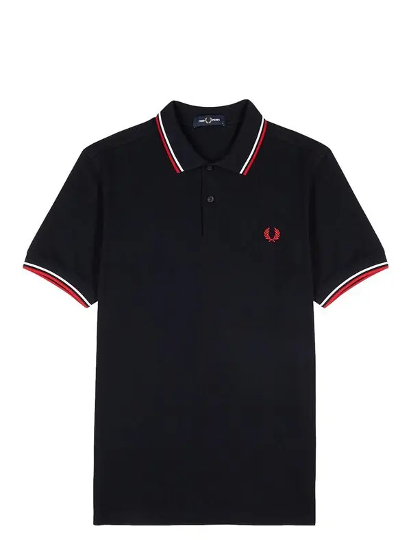 Fred Perry M3600 Piqué Cotton Polo Shirt - Navy