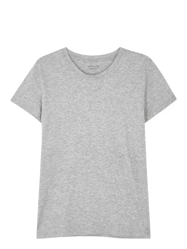Vince Pima Cotton T-shirt - Grey