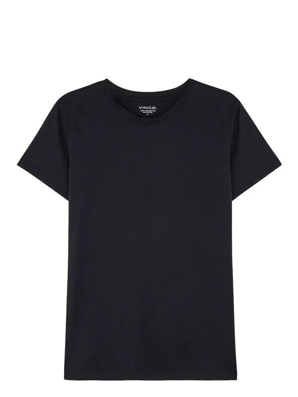 Vince Pima Cotton T-shirt - Navy