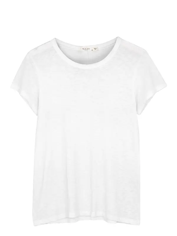 Rag & Bone The Tee Cotton T-shirt - White