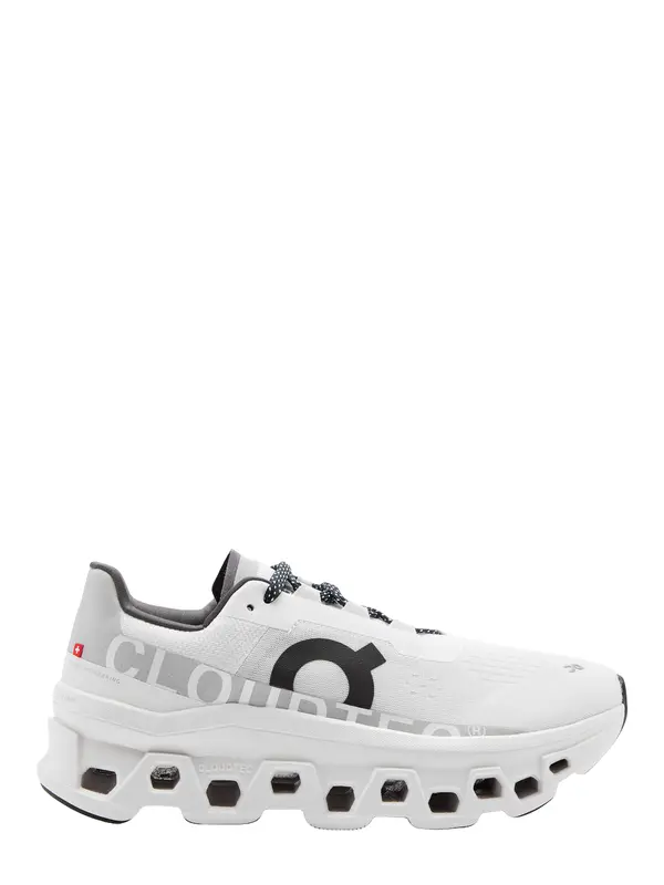 On Cloudmonster Panelled Sneakers - White