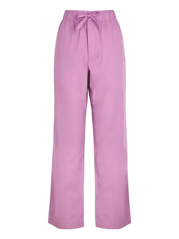TEKLA Poplin Pyjama Trousers - Pink