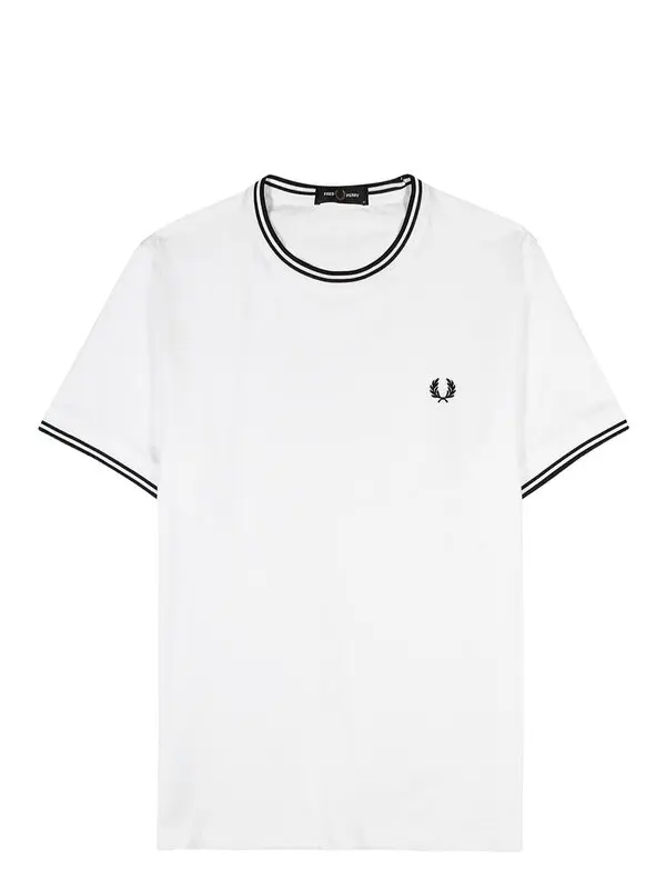 Fred Perry M1588 Cotton T-shirt - White