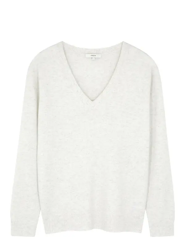 Vince Weekend Cashmere Jumper - White