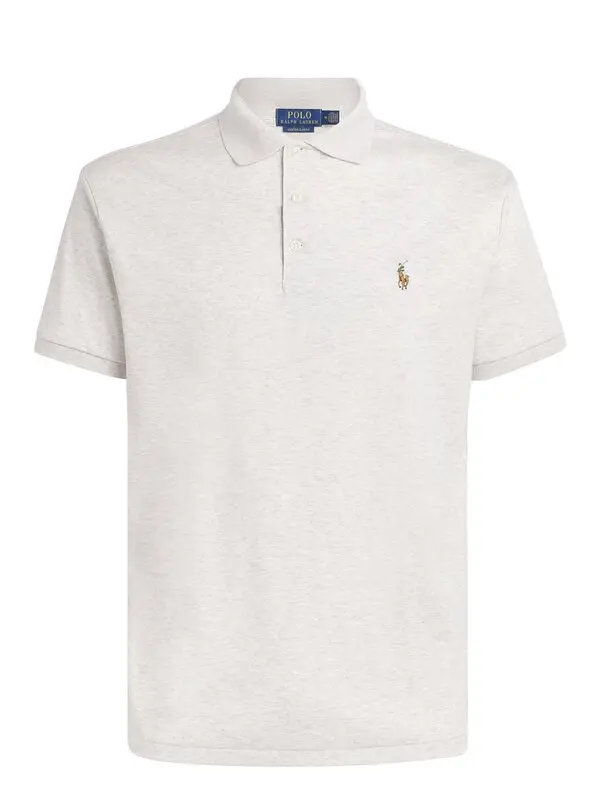 Polo Ralph Lauren Cotton Custom-fit Polo Shirt - Beige