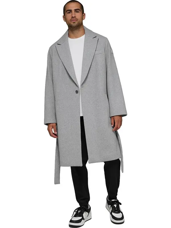 Alo Yoga Wool Gameday Overcoat - Athletic Heather Grey