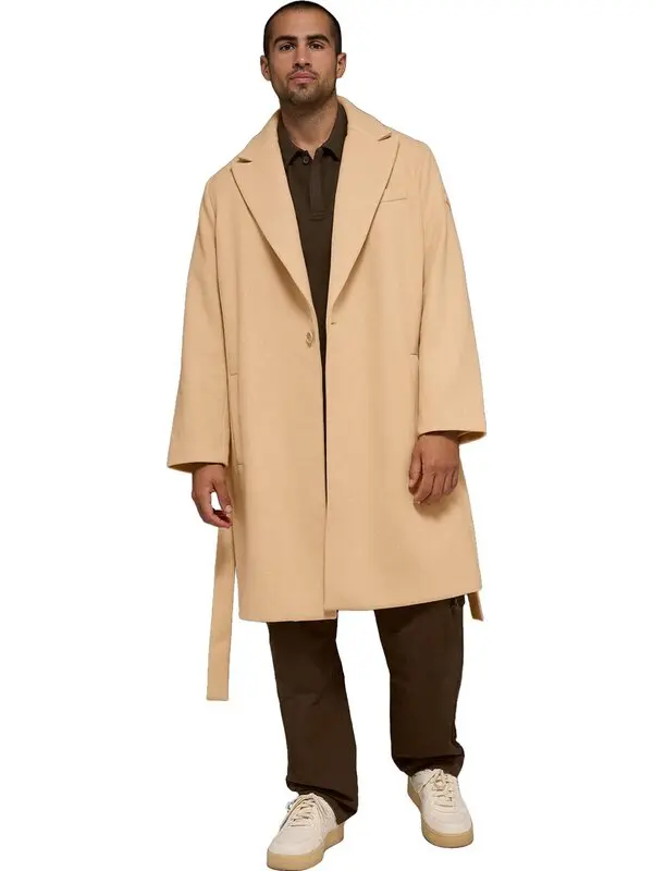 Alo Yoga Wool Gameday Overcoat - Camel