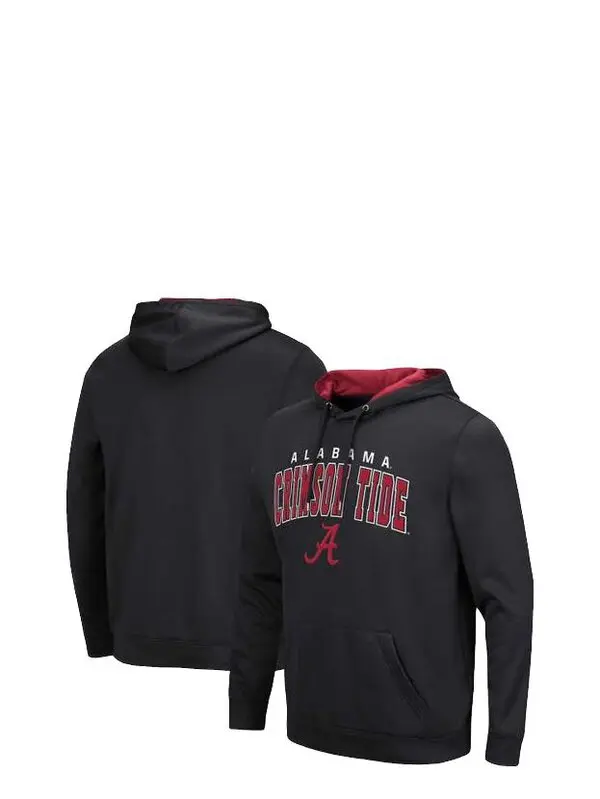 COLOSSEUM Alabama Crimson Tide Pullover Hoodie - Black