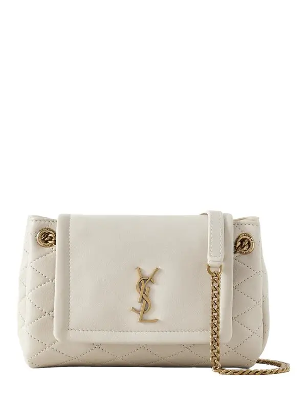 Saint Laurent Nolita Mini Shoulder Bag - Neutrals