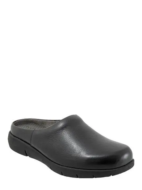 Softwalk Andria Leather Mule - Black