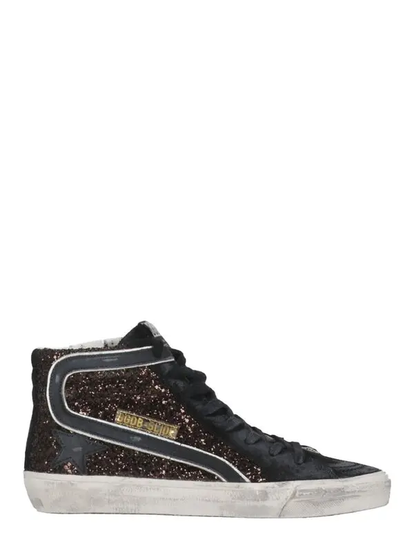 GOLDEN GOOSE High-top Sneakers - Brown