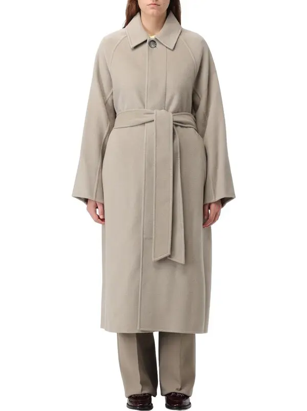 Ami Belted Coat - Beige