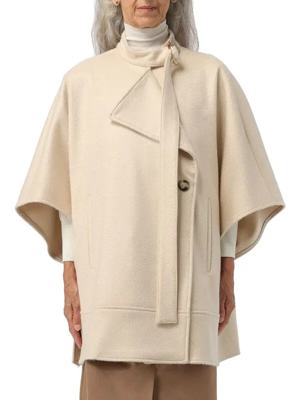 Max Mara Wool Cape - Brown