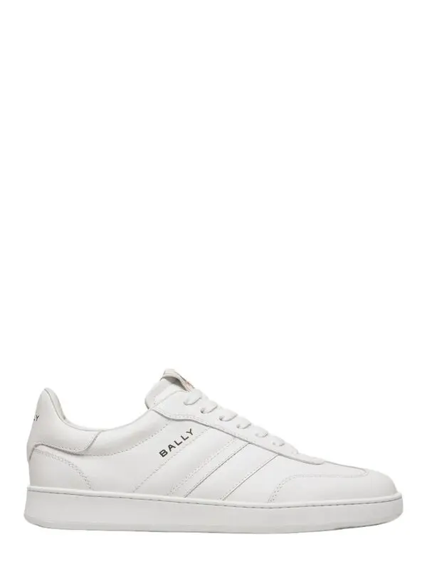 Bally Lace-up Leather Trainers - White