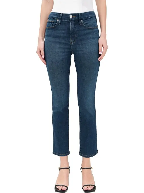 Good American Good Legs Straight Jeans - Blue004