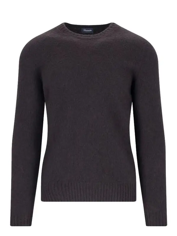 DRUMOHR Lambswool Sweater - Brown