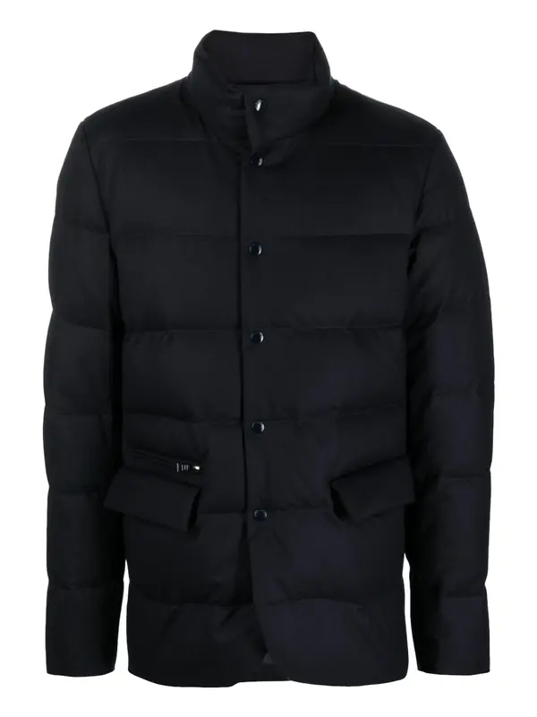 Woolrich High-neck Padded Jacket - Blue