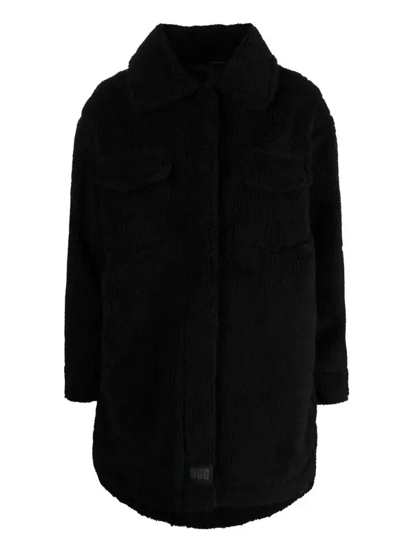 UGG Frankie Fluff Shirt Jacket - Black