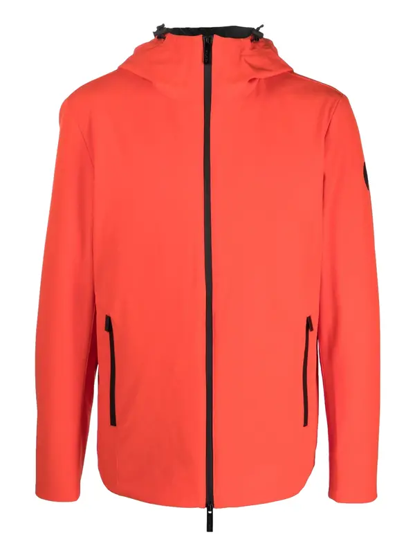 Woolrich Logo-patch Hooded Jacket - Orange