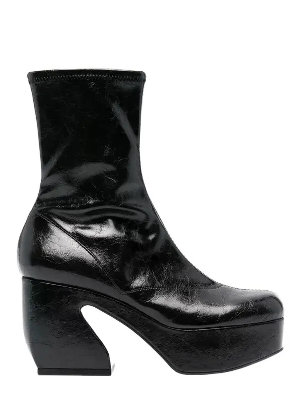 SERGIO ROSSI 45mm Ankle Boots - Black
