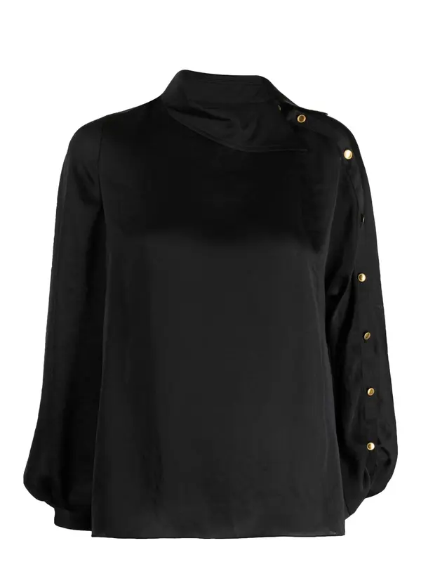 Kolor Buttoned Long-sleeve Shirt - Black