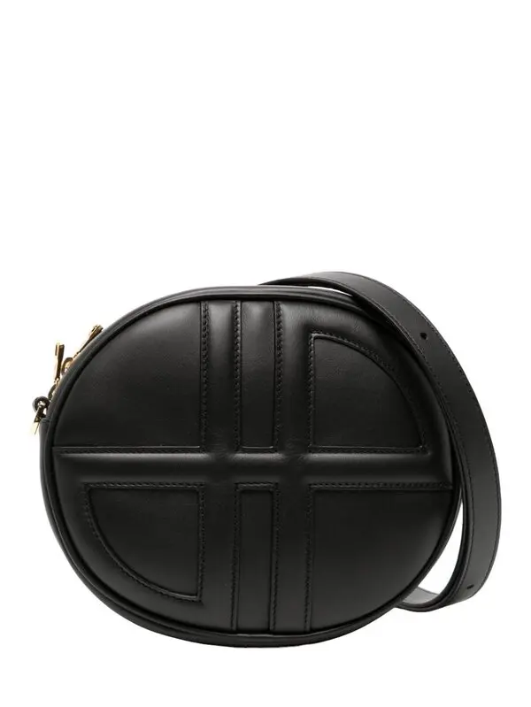 PATOU Le Jp Leather Crossbody Bag - Black