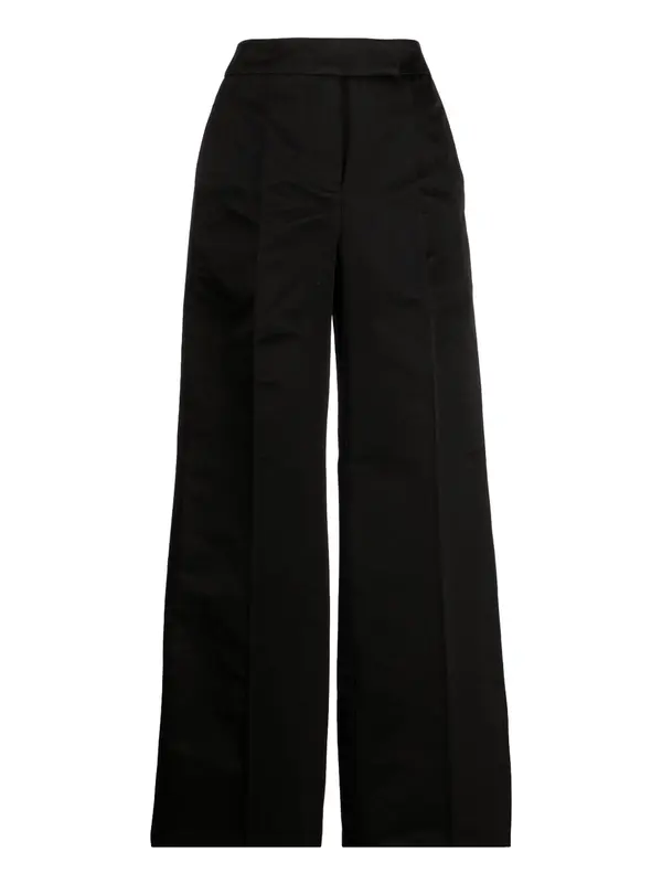 SA SU PHI Andrea High-waisted Straight-leg Trousers - Black