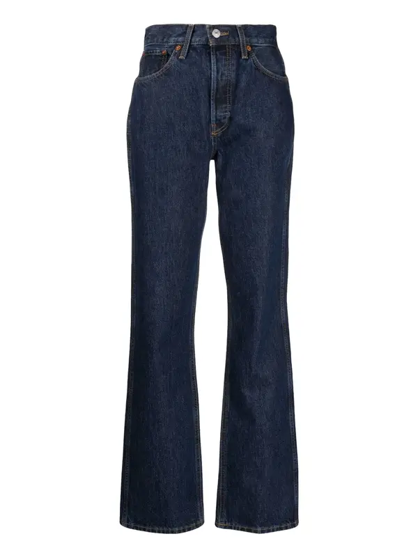 RE/DONE High-rise Loose Jeans - Blue