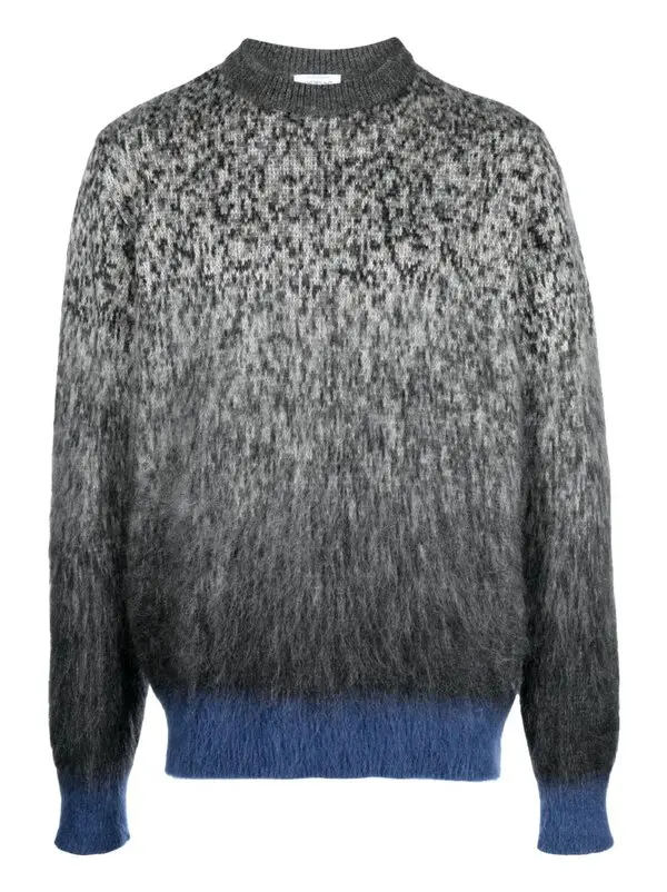 Off-White Arrows-print Degradé Jumper - Grey