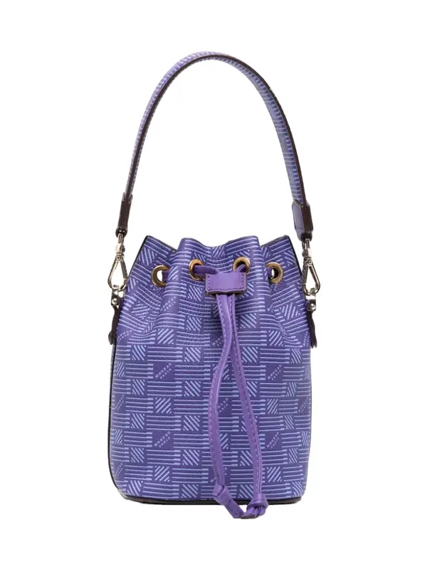 Moreau Monogram-print Bucket Bag - Purple