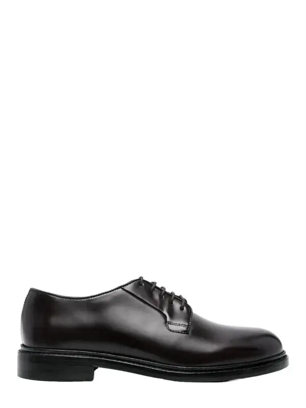 SEBAGO Round-toe Leather Derby Shoes - Brown