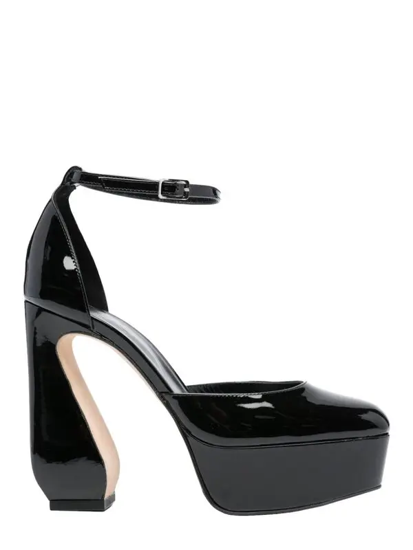 SERGIO ROSSI 85mm Ankle Strap Pumps - Black