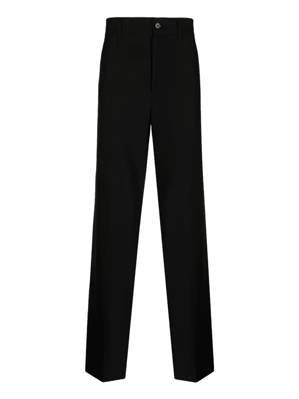 FENG CHEN WANG Lambs Wool Trousers - Black