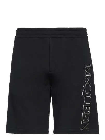 Alexander McQueen Sweatshirt Fleece Shorts - Black