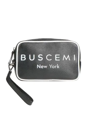 Buscemi Textured Leather Wristlet - Black
