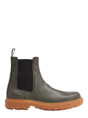 8 BY YOOX Leather Chelsea Boots - Green