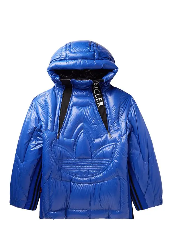 Moncler Adidas Originals Chambery Hooded Down Jacket - Blue