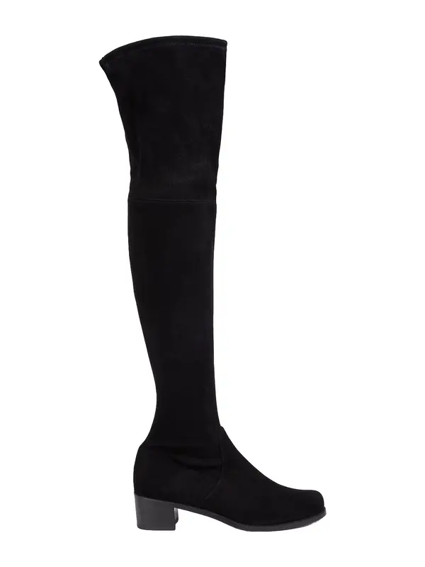 STUART WEITZMAN Suede Over-the-knee Boots - Black
