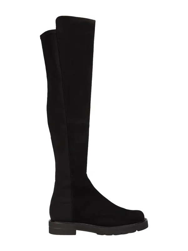 STUART WEITZMAN Microstretch Suede Over-the-knee Boots - Black