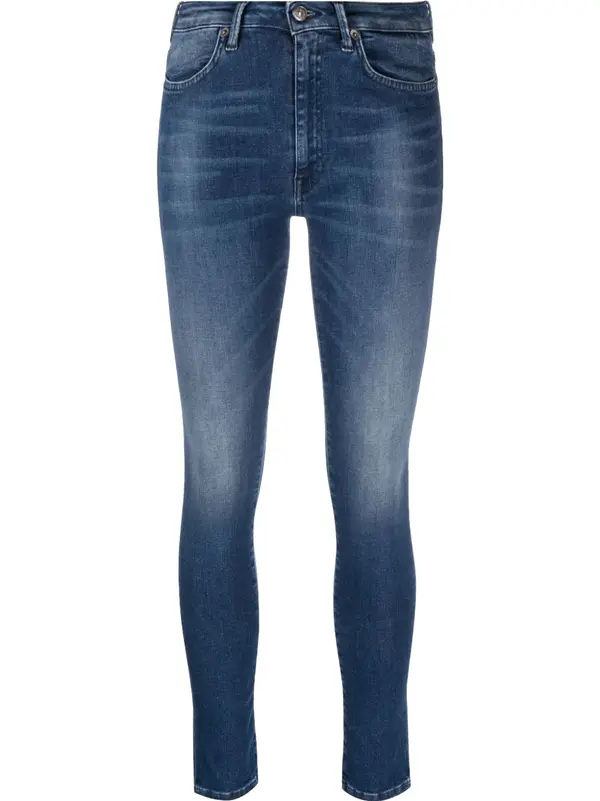 DONDUP Skinny-cut Mid-rise Jeans - Blue