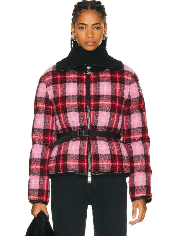 Moncler Zambeze Jacket - Pink Plaid