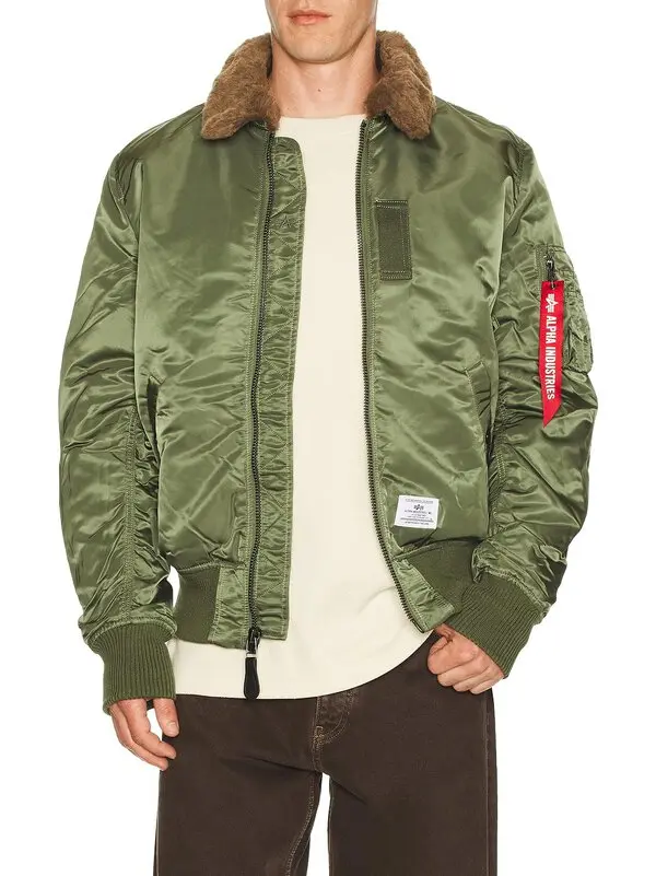 Alpha Industries B-15 Mod Flight Jacket - Sage