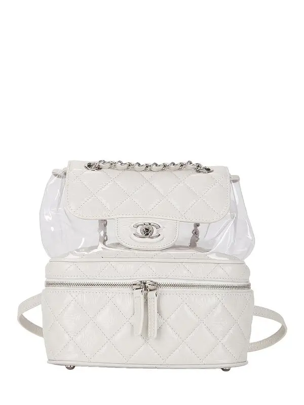 Chanel Lambskin Aquarium Backpack - White