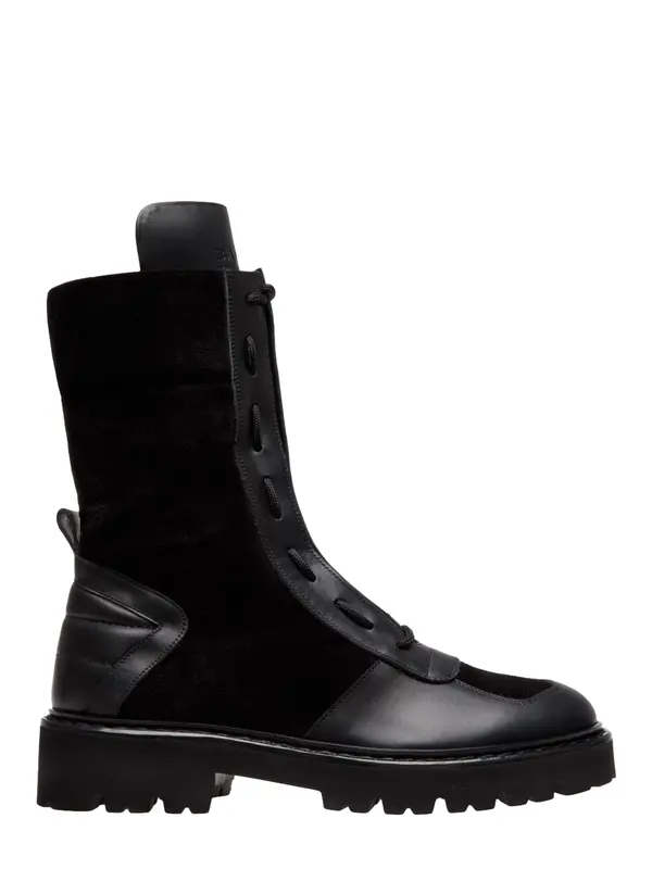 Bally Enga Panelled Ankle Boots - Black