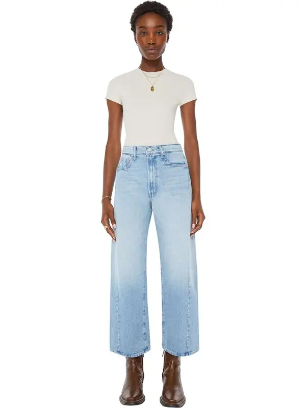 MOTHER The Half-pipe Ankle Jeans - Blue