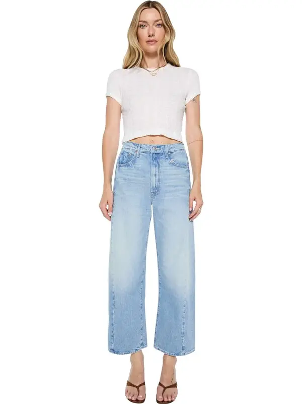 MOTHER The Half-pipe Ankle Jeans - Blue